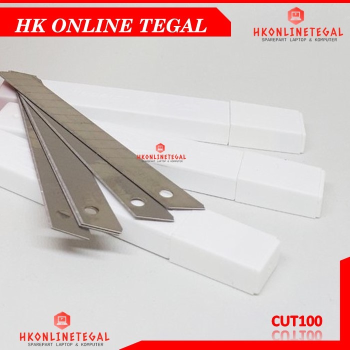 Jual Isi Cutter Kecil A 100 Joyko ( Harga Per 1 Tube - Isi 5 Pisau ) | Shopee Indonesia