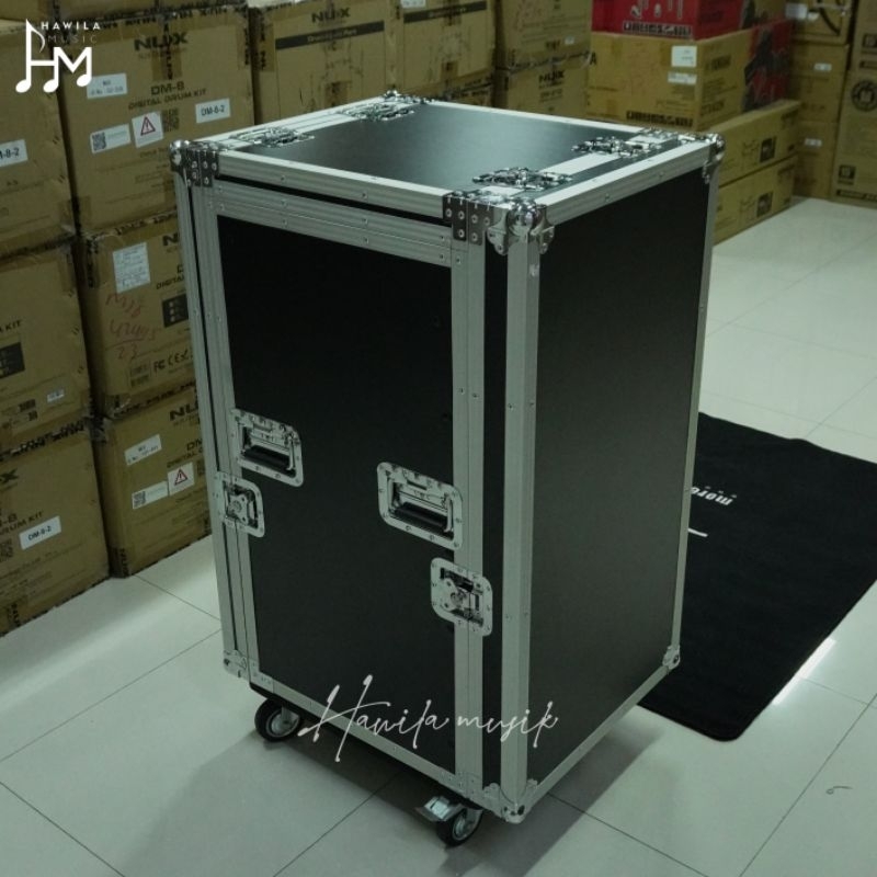 Jual Hardcase Soundsystem 16U Rak Mixer 16U 8K Plus Roda Box Mixer ...