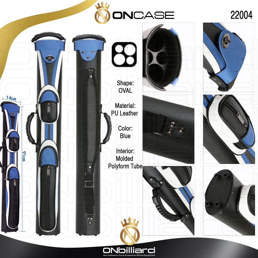 Jual ONcase Tas Stick Billiard 2x2 Cue Case Billiard PU Leather 2 Butt ...