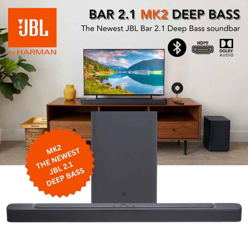 Jual Speaker Soundbar JBL BAR 2.1 MK2 Deep Bass Bar2.1 Deep Bass MkII ...