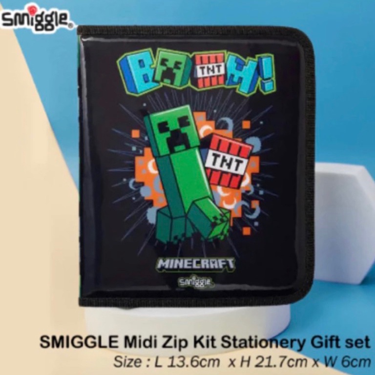Jual KOLEKSI PRODUK SMIGGLE MINECRAFT SERIES bct | Shopee Indonesia
