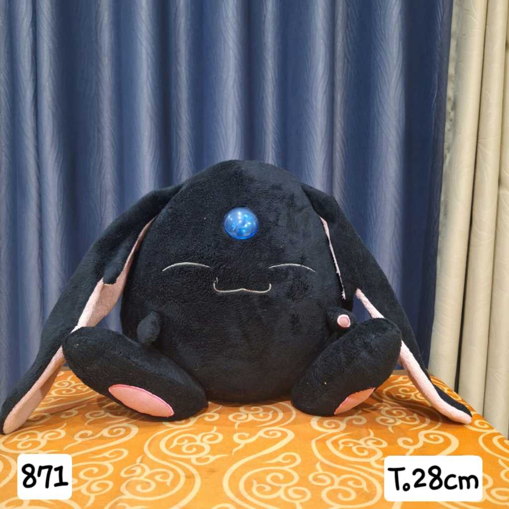 Jual Boneka Mokona Modoki Black Rabbit Kelinci Hitam Cantik Lucu ...