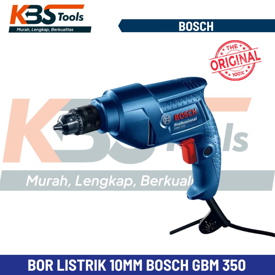 Jual Mesin Bor Listrik 10mm BOSCH GBM 350 - Bor Kayu Besi Bolak Balik 2 ...