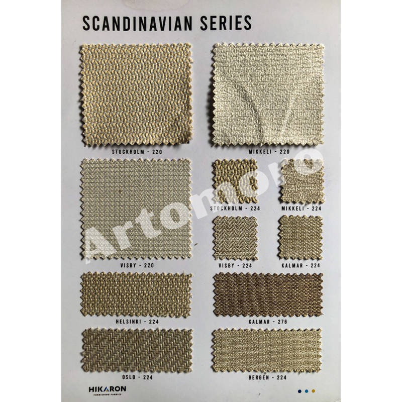 Jual Bahan Kain Sofa Kanvas Minimalis Scandinavian Series Hikaron ...