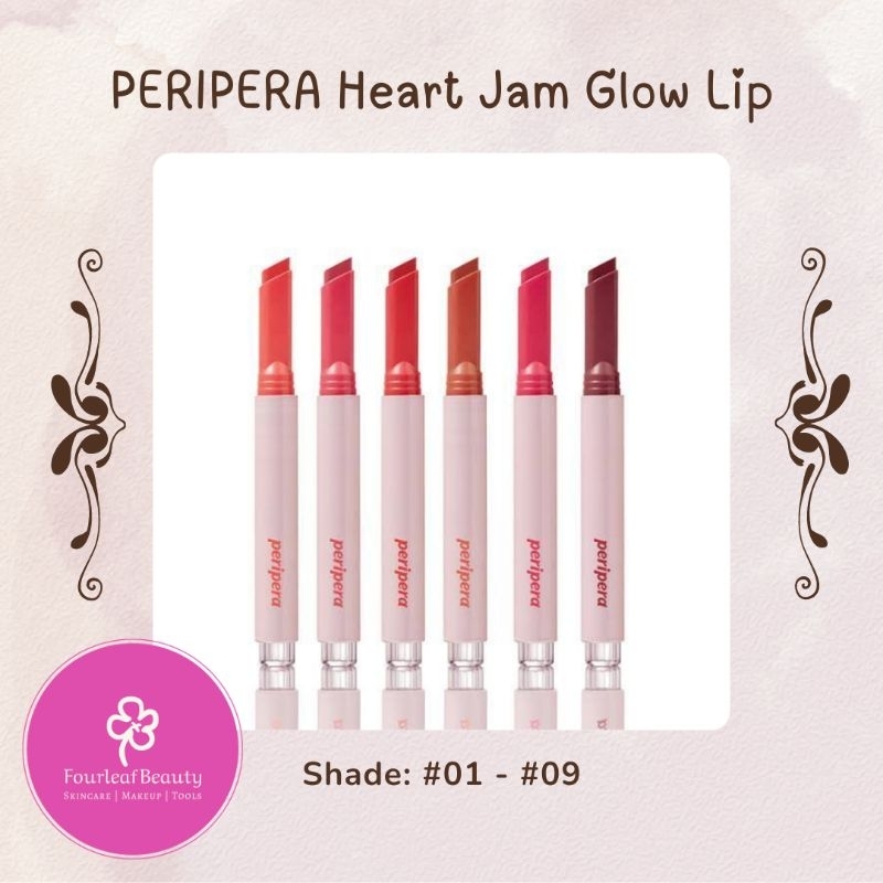 Jual Peripera Heart Jam Glow Lip 14 G Shopee Indonesia
