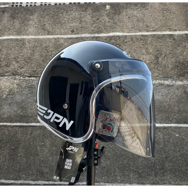 Jual Helm JPN List Chrome Paket Kaca Venom | Shopee Indonesia