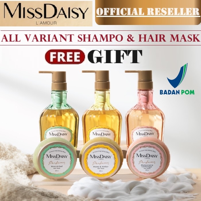 Jual MISS DAISY Shampoo | Anti Rontok Lepek Wangi 12 Jam | BPOM | PEONY ...