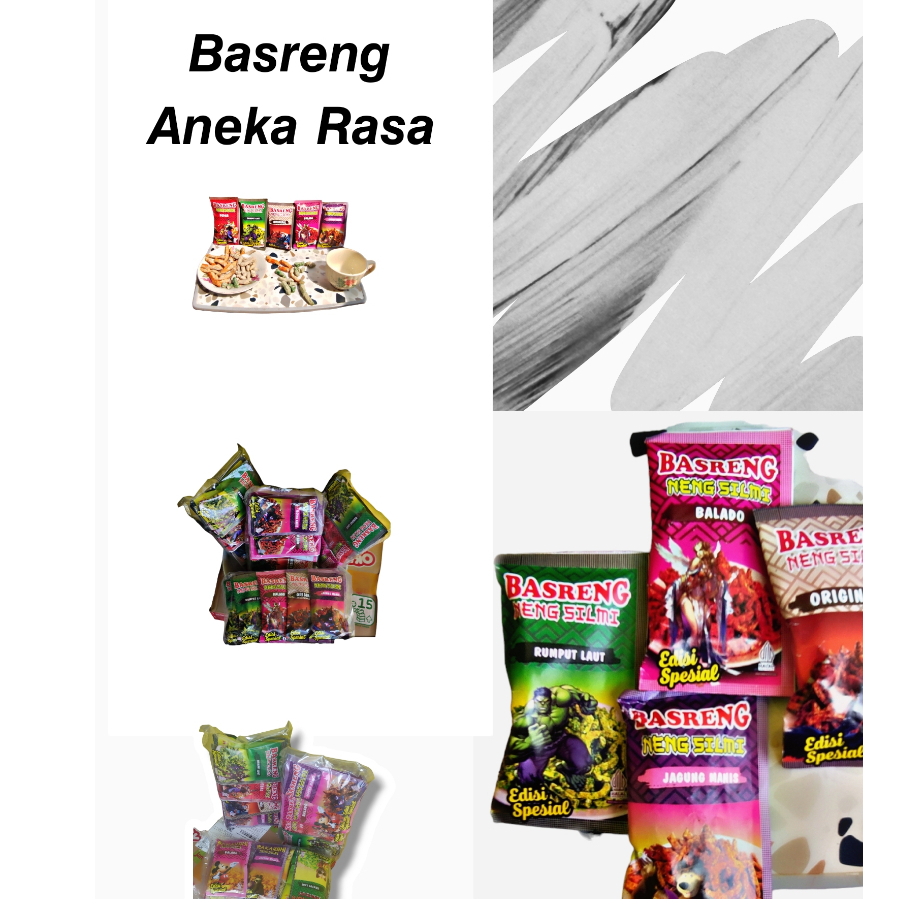 Jual BASRENG VIRAL ANEKA RASA NENG SILMI 1 BAL | Shopee Indonesia