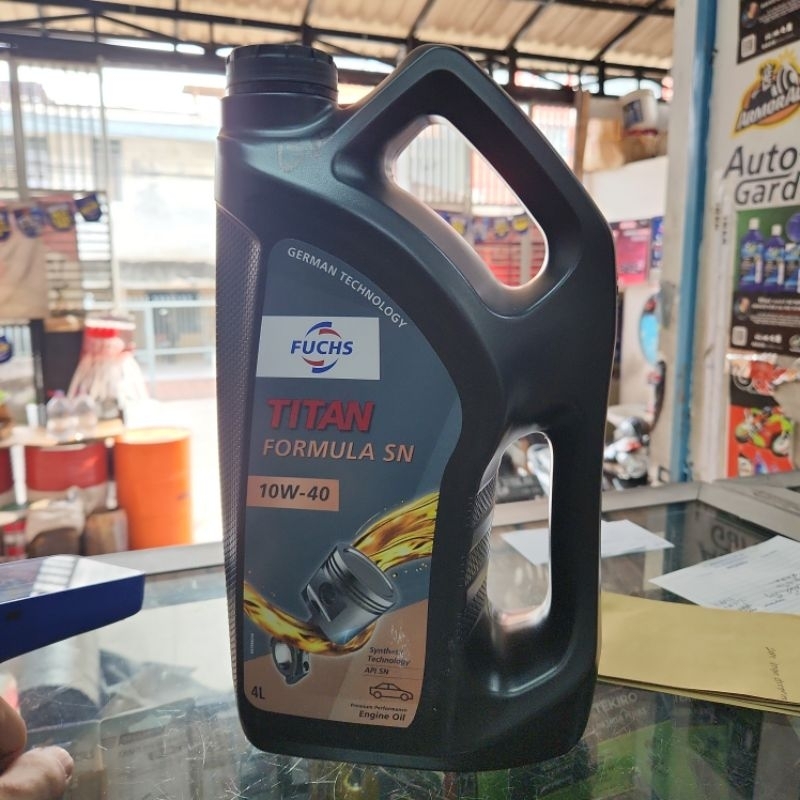 Jual Oli Fuchs Titan 10W-40 SN 4L | Shopee Indonesia