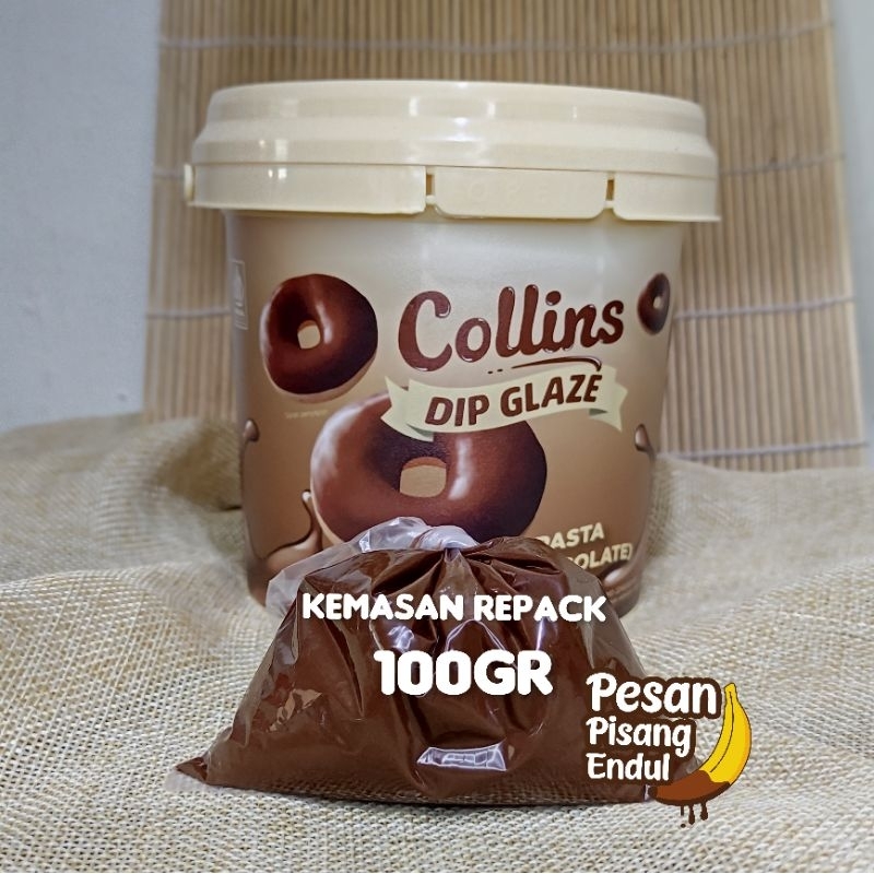 Jual Glaze Collins , Dunia kemasan 100gr Topping Donat - Repack ...