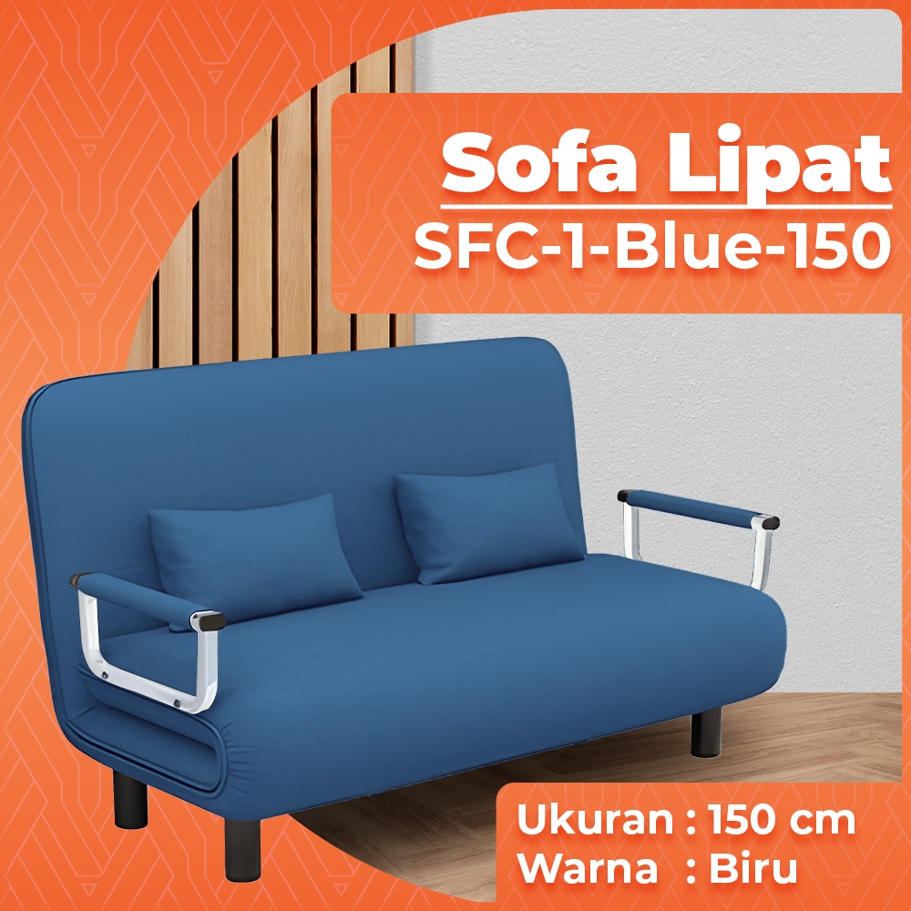 Jual Homedekor Sofa Bed Lipat 150CM Minimalis Sofa Lipat Tidur Sofa Bed Kursi Tamu Santai SFC1 ...