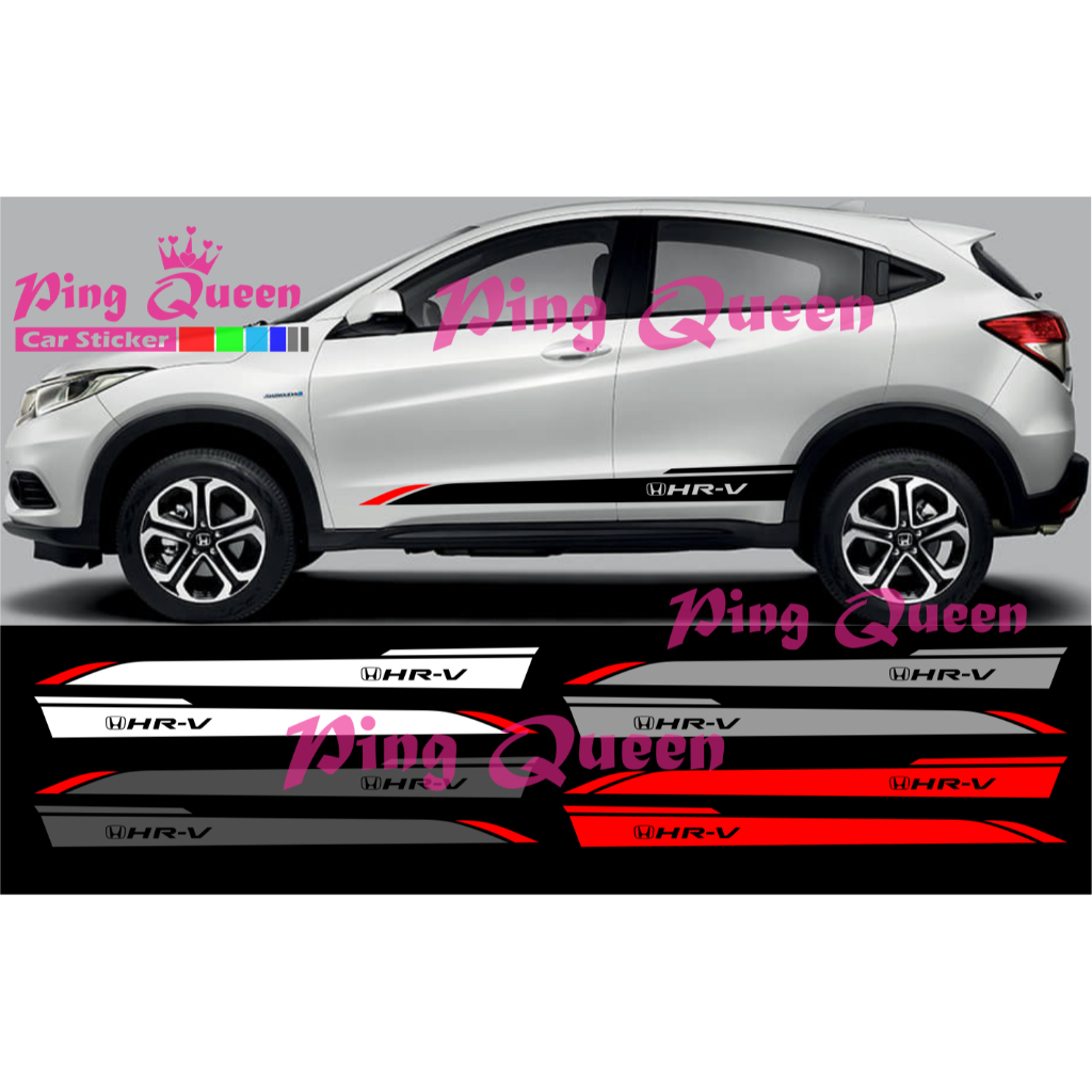 Jual CUTTING STICKER MOBIL HR-V STICKER LIST MOBIL HONDA HR-V | Shopee ...