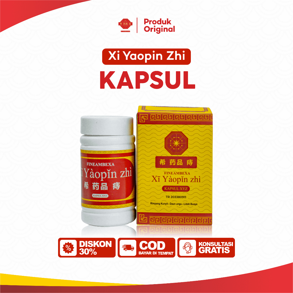 Jual XI YAOPIN ZHI Obat Wasir Ambeyen Berdarah Asli Cina Aman Tanpa ...