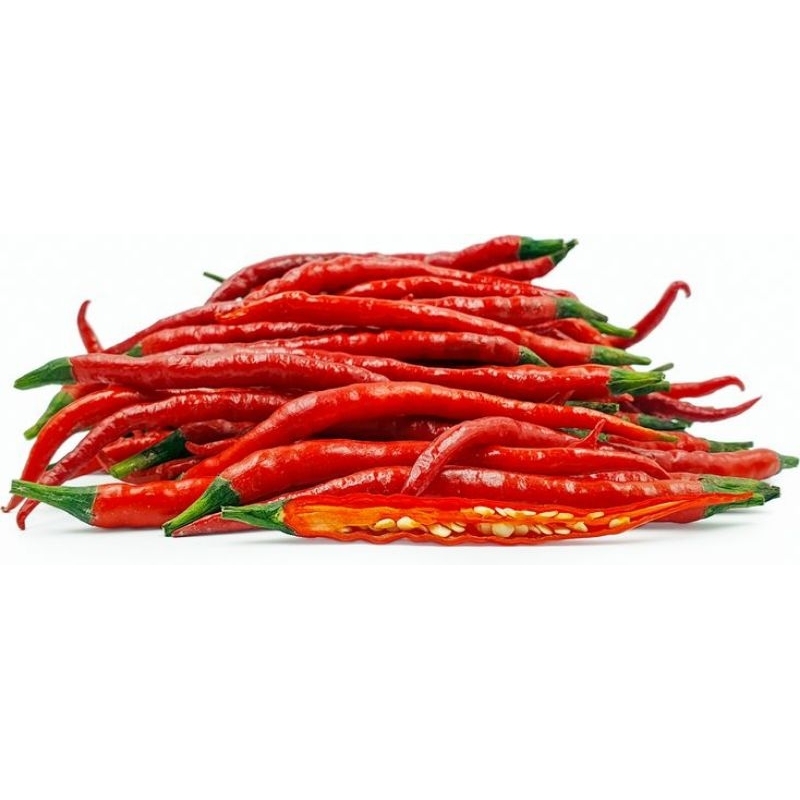 Jual Cabai Cabe Lombok Merah Kriting Fresh Kemasan 250gram, 500gram, 1 ...