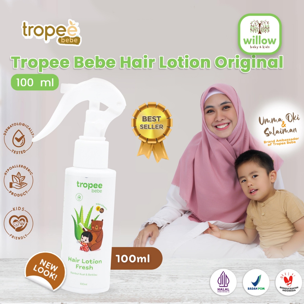 Jual Perawatan Rambut Anak - Tropee Bebe Hair Lotion 100ML | Shopee ...