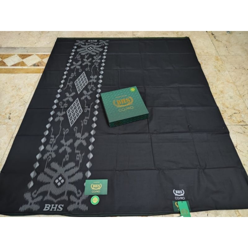 Jual Sarung BHS Cosmo Gold Sarung BHS Hitam Polos Sarung BHS Polos ...