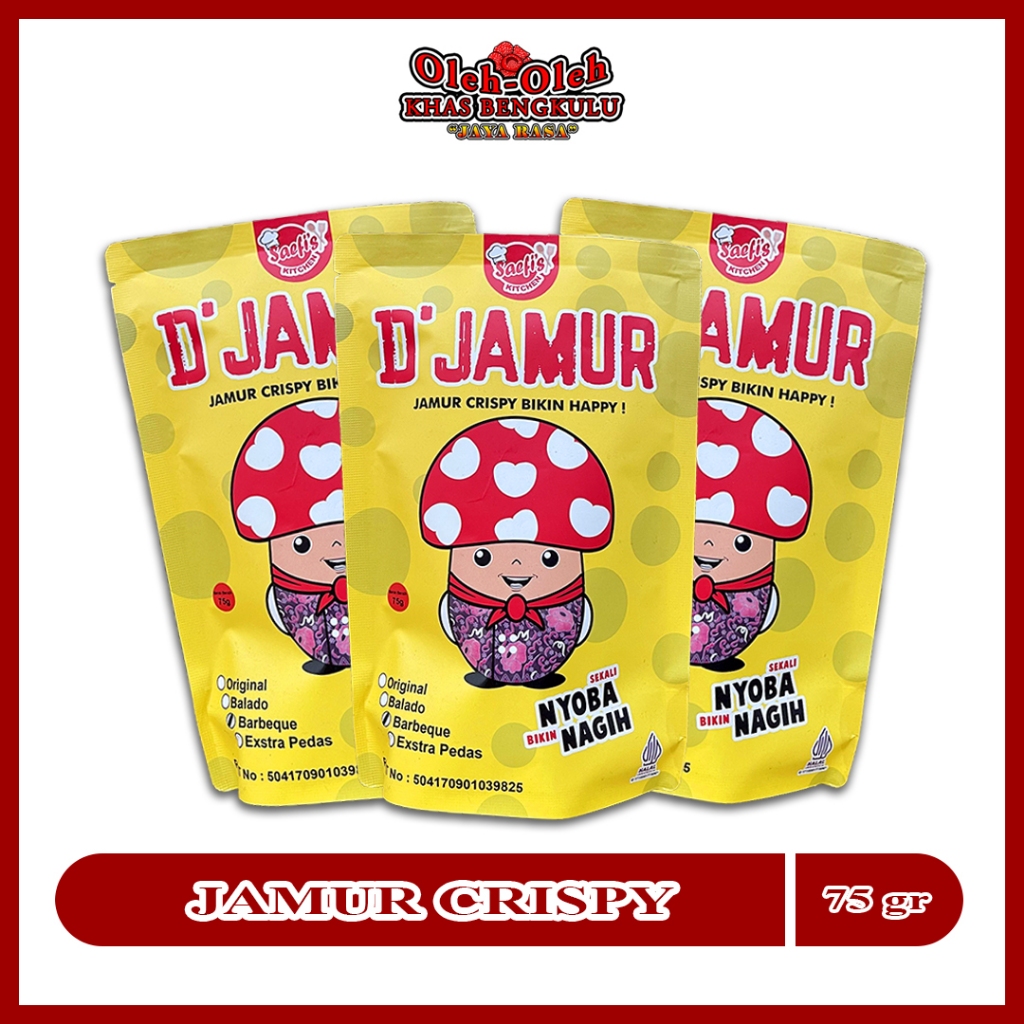 Jual Djamur "Jamur Crispy Bikin Happy" | Shopee Indonesia