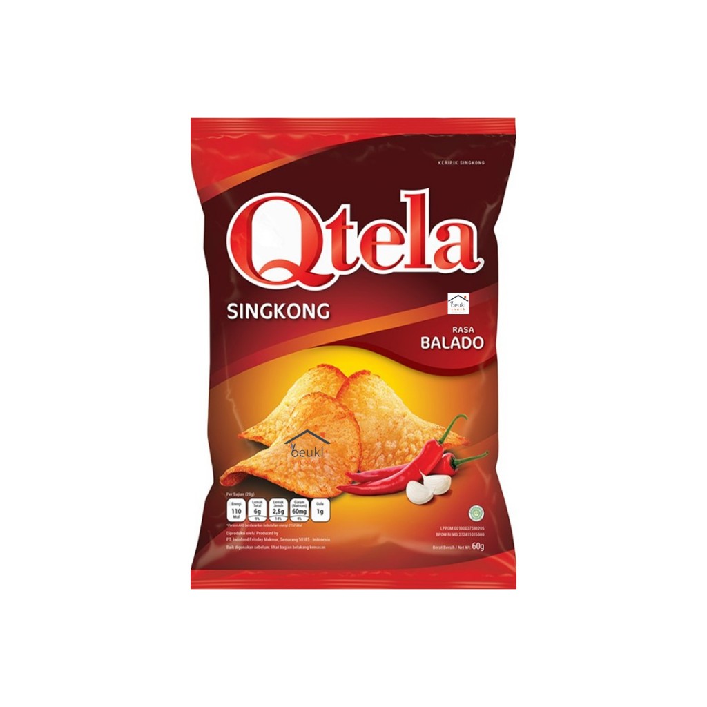 Jual Qtela Balado Keripik Singkong Rasa Manis Pedas | Shopee Indonesia