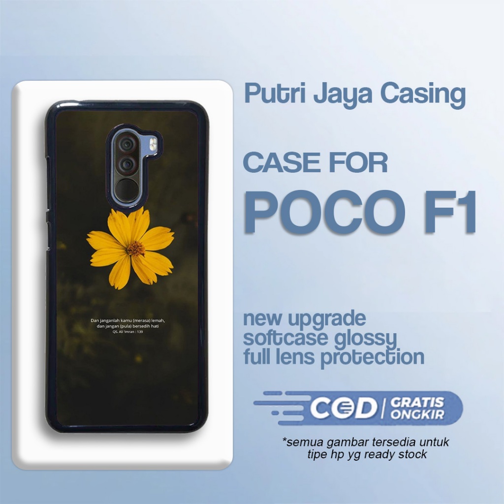 Jual Case Poco F1 Terbaru Motif Quotes Bahan softcase Lentur casing ...