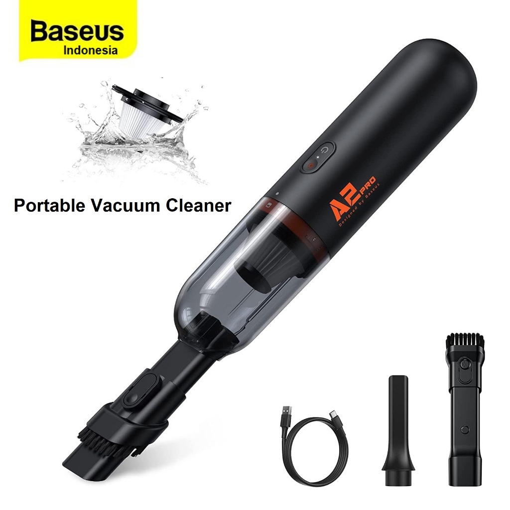 Jual BASEUS A2 PRO Vacuum Cleaner 6000pa Mini Wireless Penyedot Debu Multifungsi Vakum Mobil Car ...