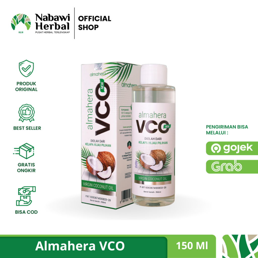 Jual ALMAHERA - Minyak Kelapa Ijo VCO Coconut Oil Premium 150ml ...