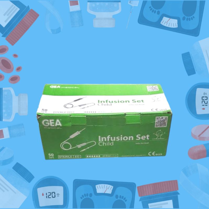Jual GEA Infusion Set Child Infus Set Anak 1box | Shopee Indonesia