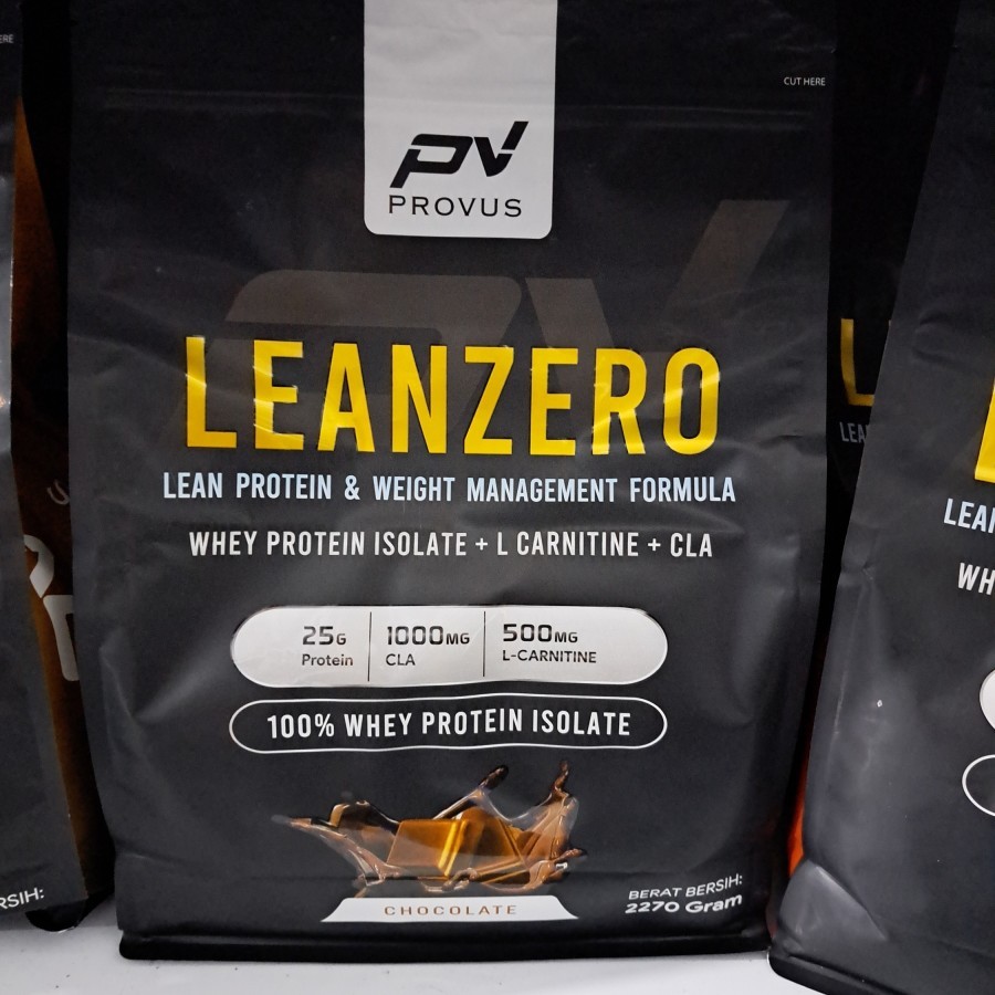 Jual PROVUS LEANZERO 100% WHEY PROTEIN ISOLATE 5LBS BPOM | Shopee Indonesia