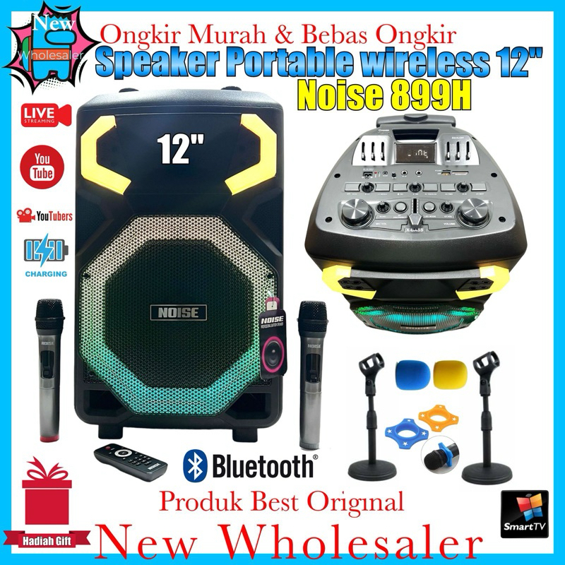 Jual Speaker Aktif Wireless 12 inch aiwa Portable Sound karaoke Mega Bass aw112 | Shopee Indonesia