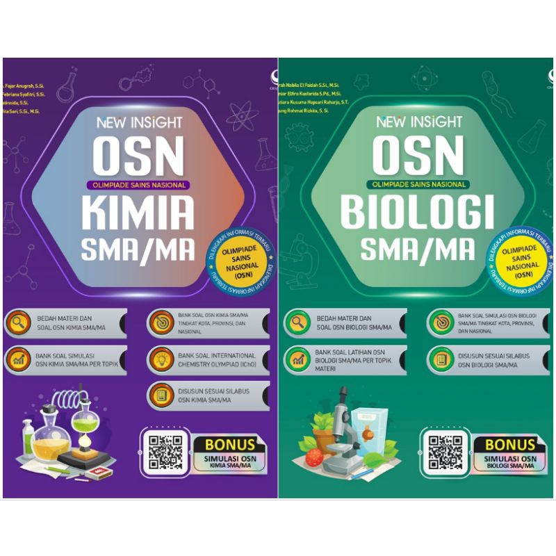 Jual (Grasindo) (Original, Segel) Buku New Insight Olimpiade Sains Nasional OSN SMA/MA: Biologi ...