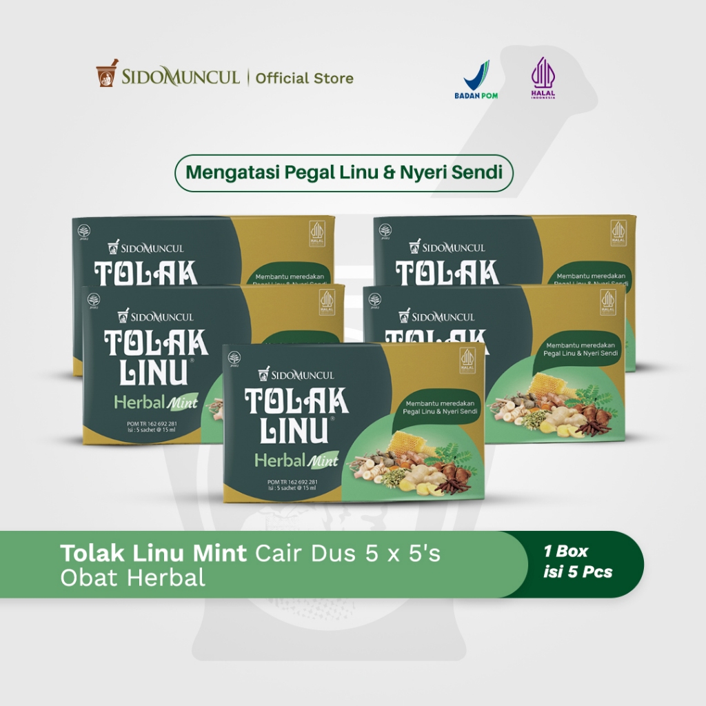 Jual Tolak Linu Mint Cair Dus 5x5's Obat Herbal - Pegal Linu Nyeri ... Jual Tolak Linu Mint Cair Dus 5x5's Obat Herbal - Pegal Linu Nyeri ...