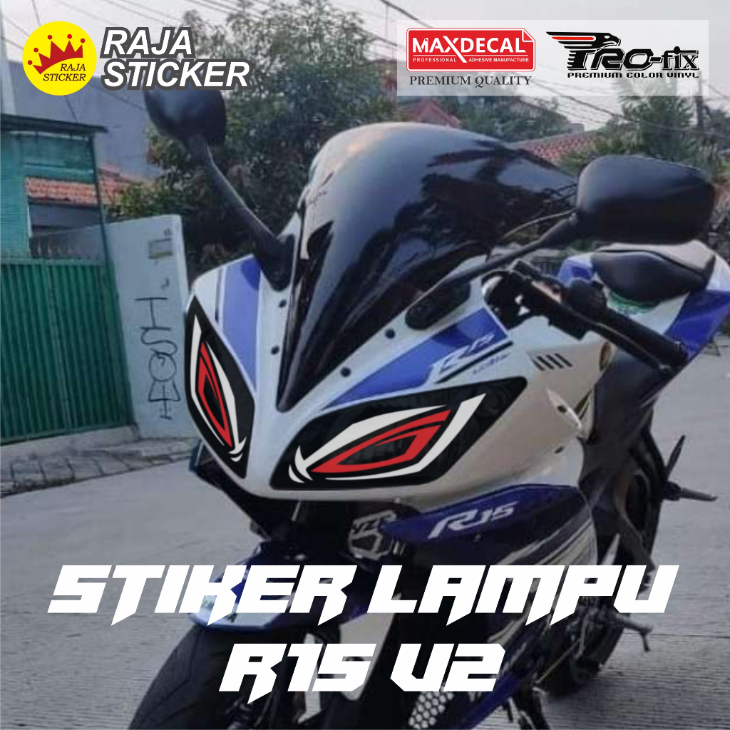 Jual Stiker sticker lampu R15 v2 | Shopee Indonesia