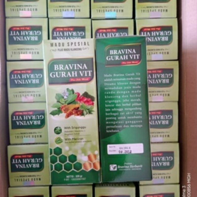 Jual MADU BRAVINA GURAH VIT Bantu Pengobatan Flu Asma Sinusitis Batuk ...