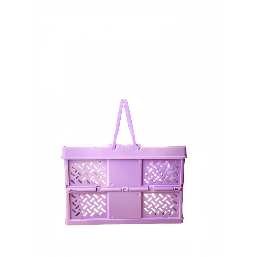 Jual Keranjang Penyimpanan Lipat Handle Mini Box Organizer Basket ...