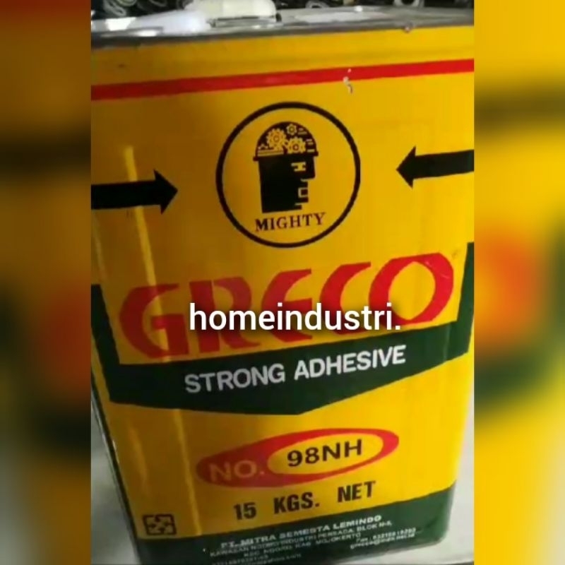 Jual LEM GRECO 98NH WARNA PUTIH SUSU LEM PRESS LEM SEPATU LEM SANDAL ...