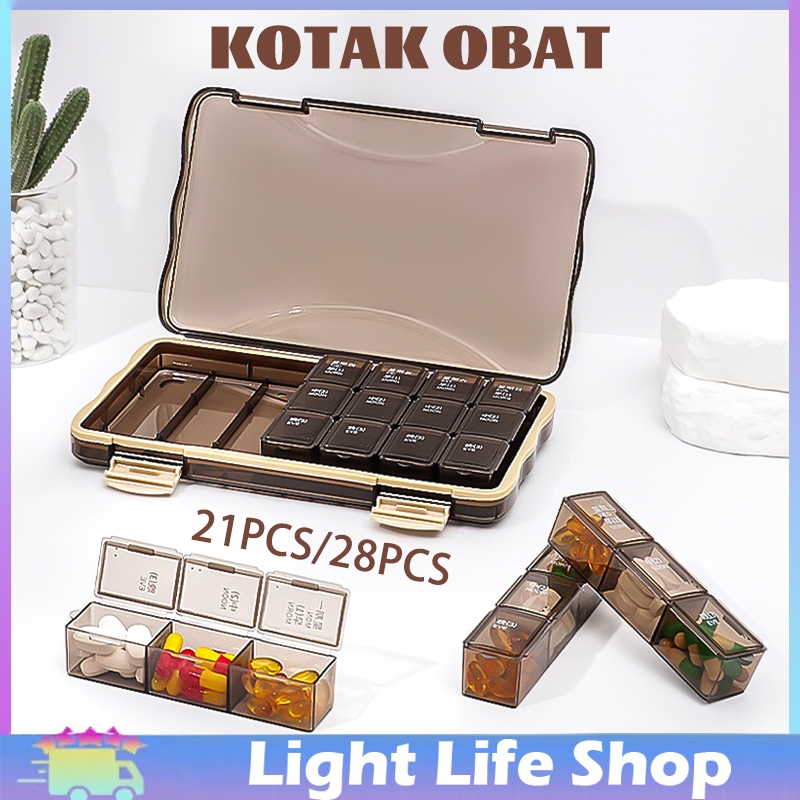 Jual Kotak Penyimpanan Obat Kotak Obat 7 Hari Tempat Obat Harian ...