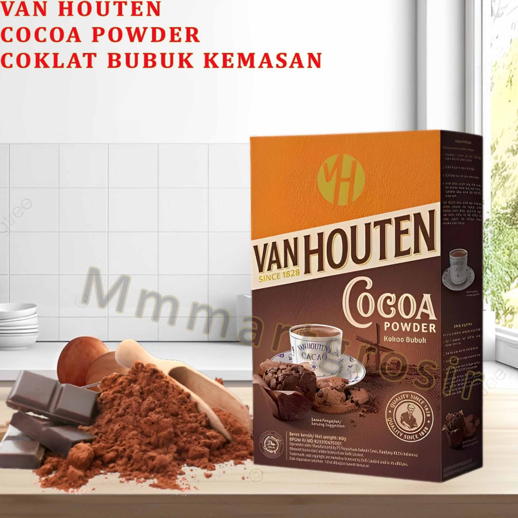 Jual Van Houten / Cocoa Powder Chocolate / Coklat Bubuk Kakao / 80gr ...