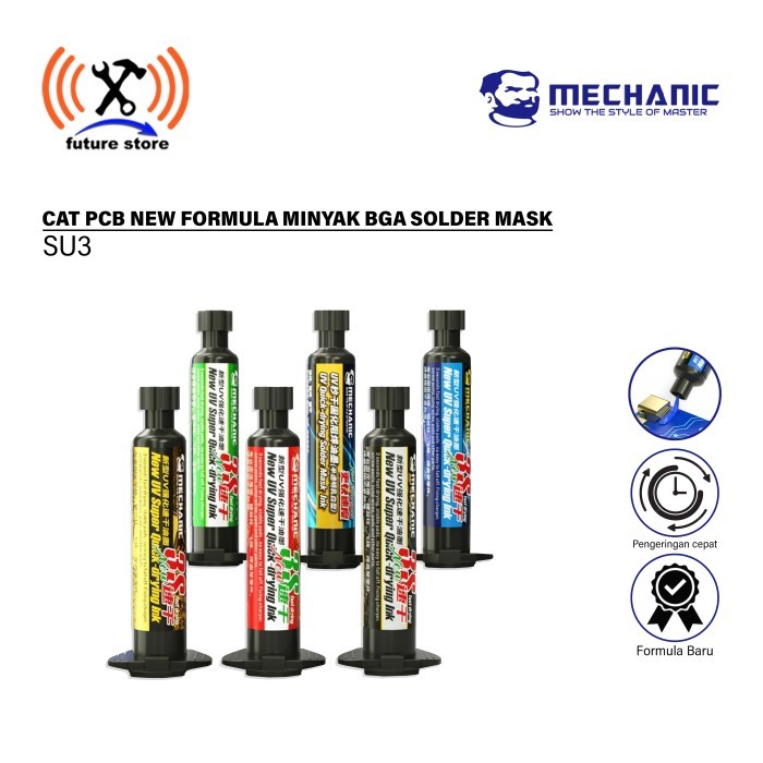 Jual Mechanic SU3 Cat PCB Minyak BGA Solder mask Solder UV Oil Solder ...