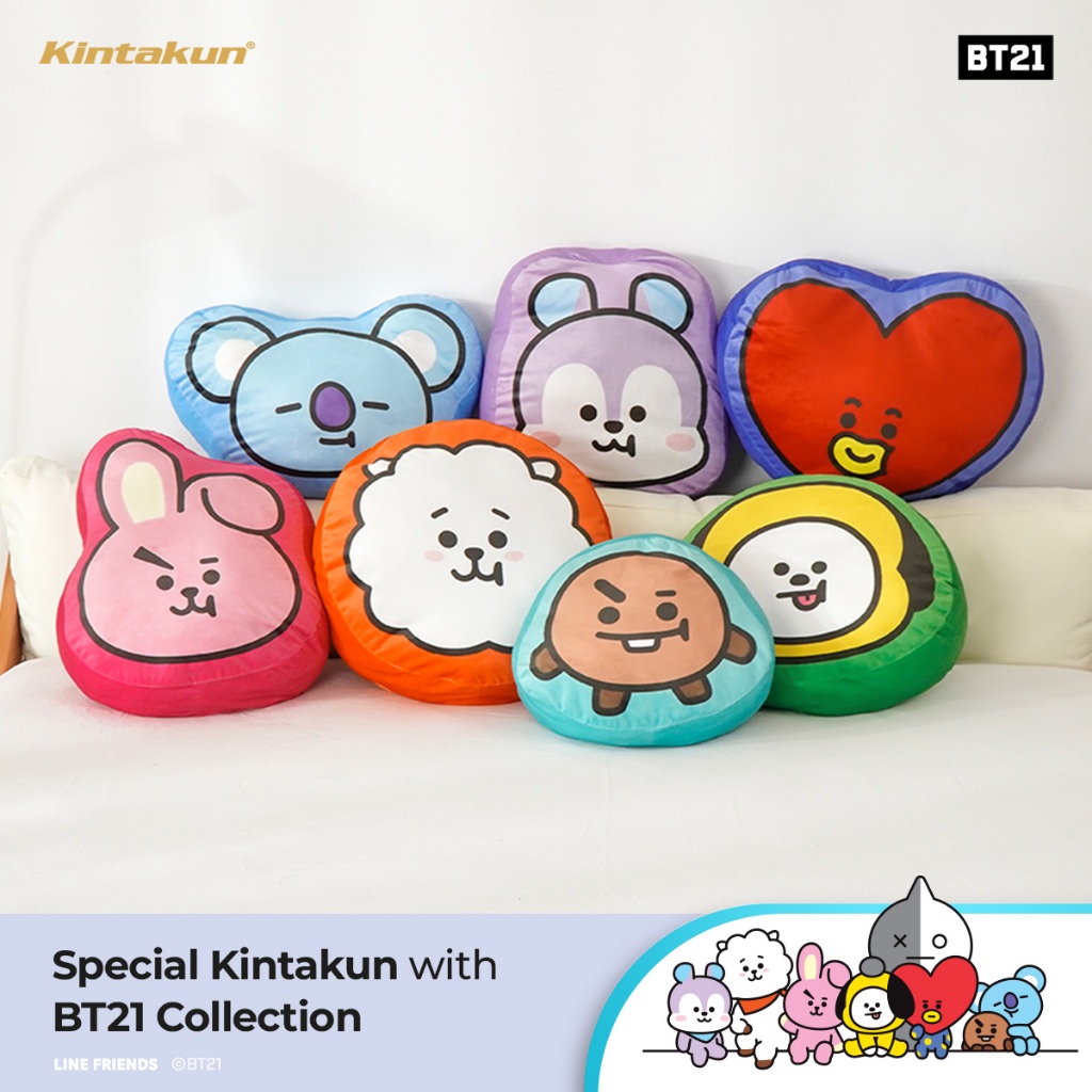 Jual Kintakun Home BT21 Cushion Pillow Bantal Sofa Empuk KOYA RJ SHOOKY ...