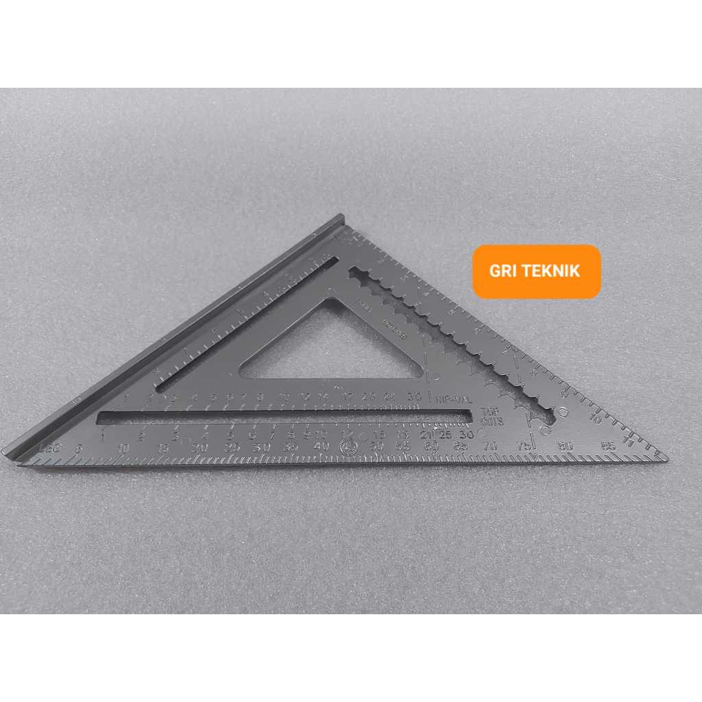 Jual SIKU PENGGARIS SEGITIGA 12" / HIGH GRADE TRIANGULAR TULER ...