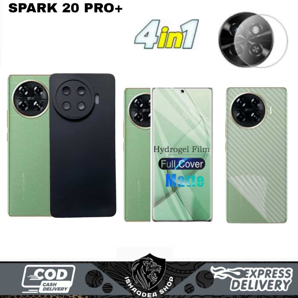 Jual 4in1 Case Macaron List Tecno Spark 20 Pro Plus 20 20c 20 Pro 10 10 Pro Bonus Hydrogel Matte