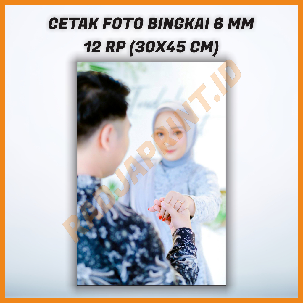 Jual Radja Print Cetak Foto Bingkai 12RP 30x45 CM Media Papan MDF 6 MM ...