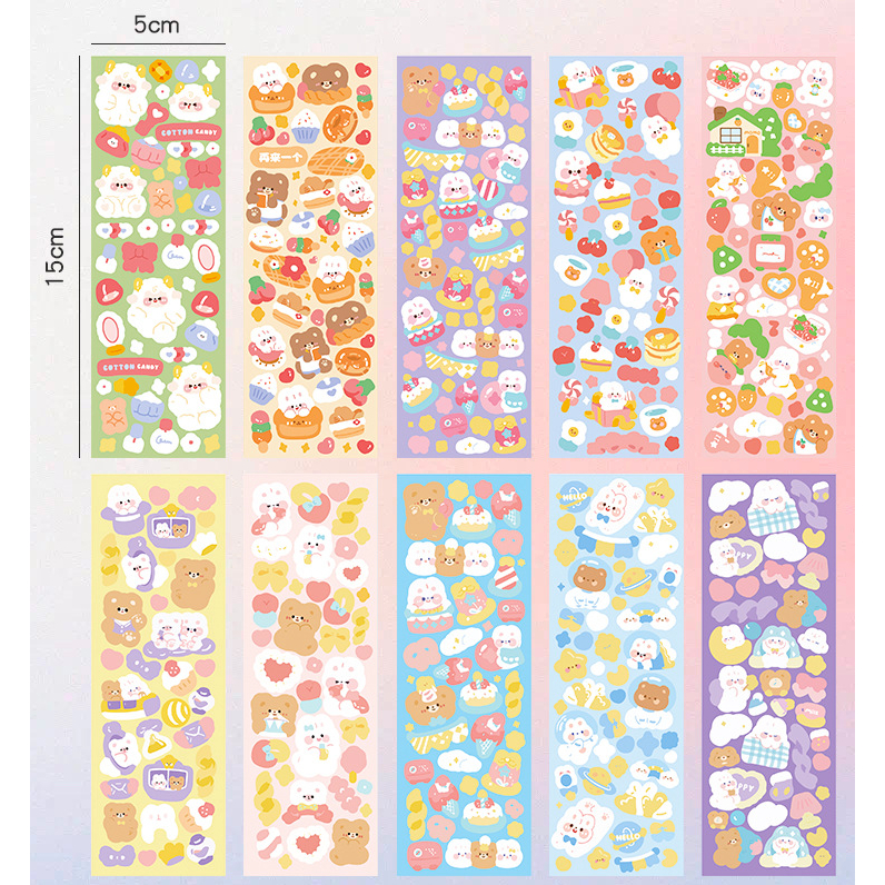 Jual 10 Pcs Stiker Cartoon DIY Sticker Pack Deco Karakter Capybara Lucu ...