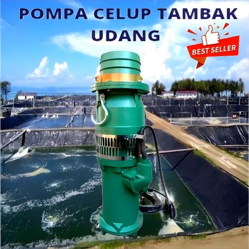 Jual Pompa celup tambak udang 6 Inch Submersible Pump 7.5KW 10HP 380 ...
