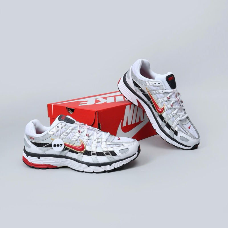 Jual Nike P6000 Platinum Varsity Red | Shopee Indonesia