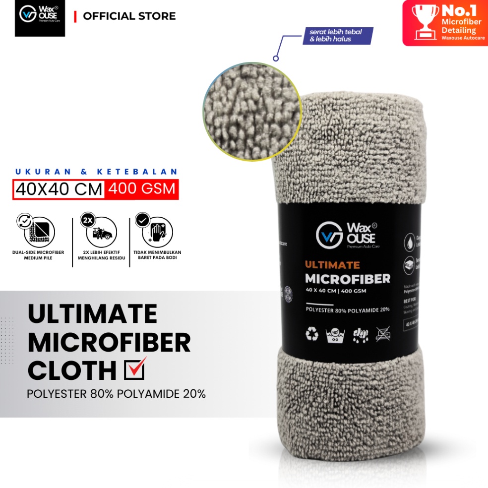Jual Lagi Tren Kain Lap Microfiber Mobil Motor dari WAXOUSE Lap ...