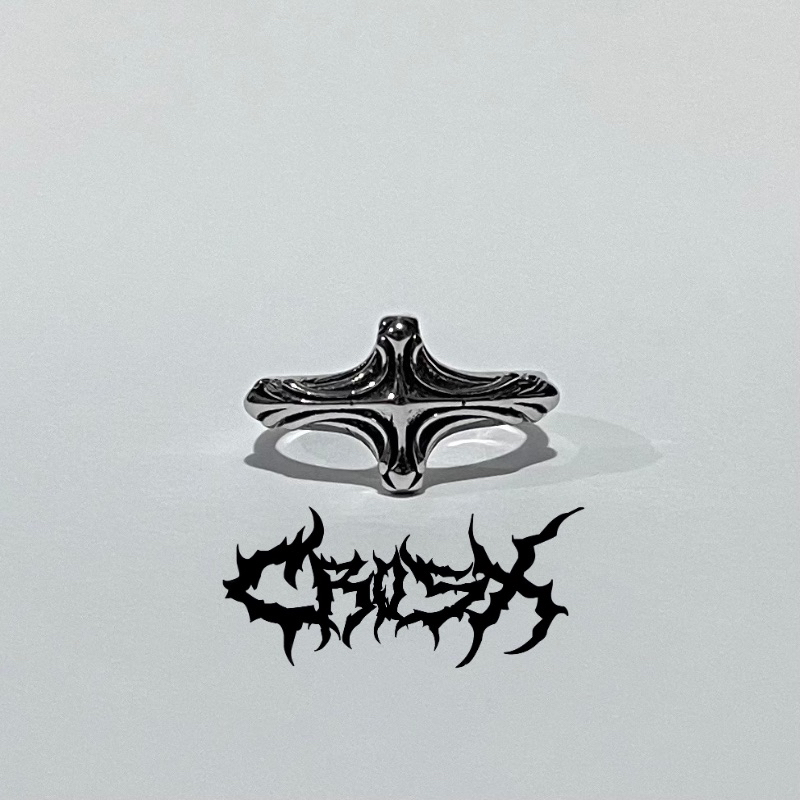 Jual DARI RING / CROSS RING POLA SPIRAL / CINCIN TENGKORAK CINCIN HITAM ...