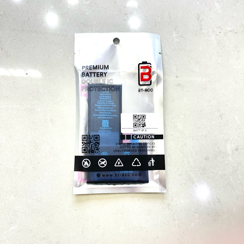Jual Batre Battery Baterai Double IC Protection iP X 2716 mAh Original ...