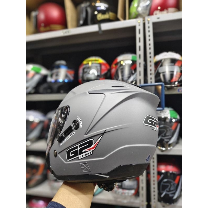 Jual HELM G2 0PTIMAX D0UBEL VIS0R | Shopee Indonesia