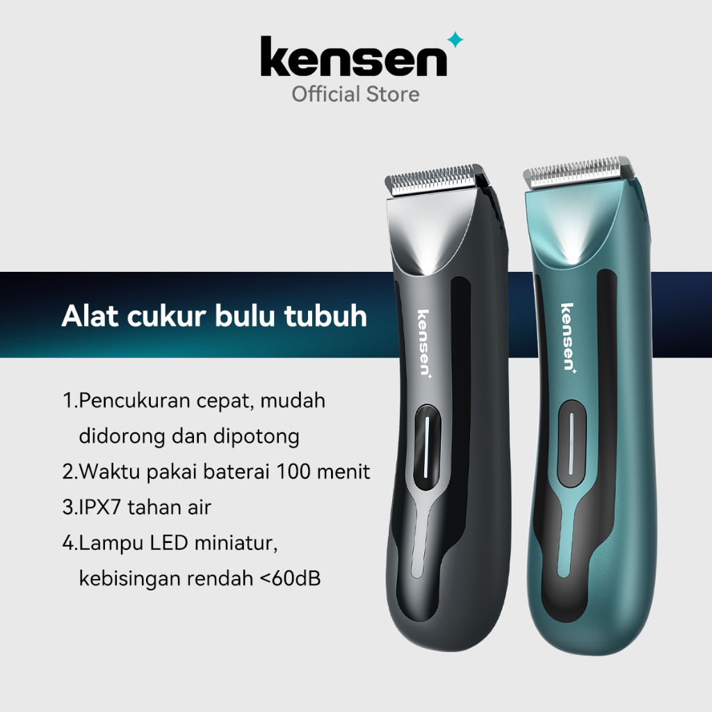 Jual Kensen - Alat Cukur Rambut (With 3 Types) -Body Trimmer Mesin ...