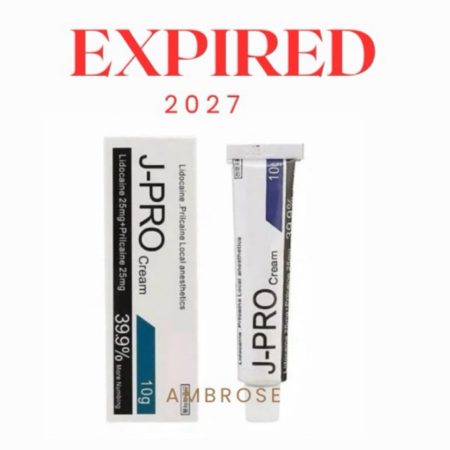 Jual J-PRO Cream 39.9% – Krim Anestesi Sulam Alis, Bibir & Tattoo 10g ...